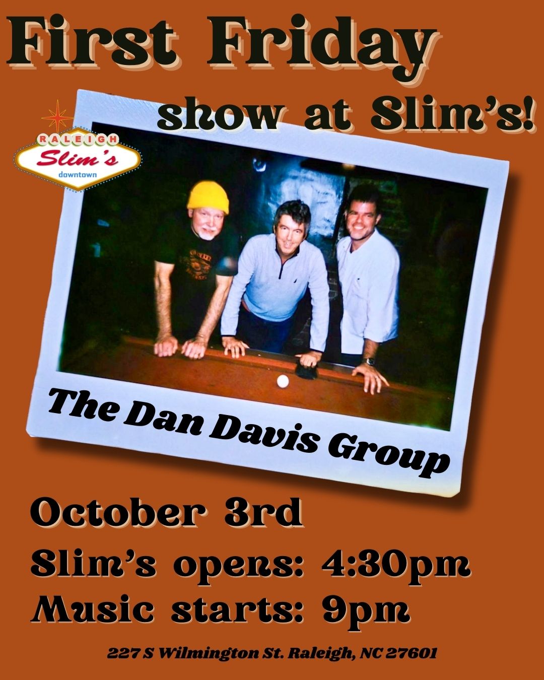 The Dan Davis Group | Slim's Dive Bar